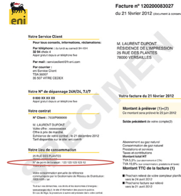Où trouver le numéro de PCE pour le gaz ? A quoi sert le PCE